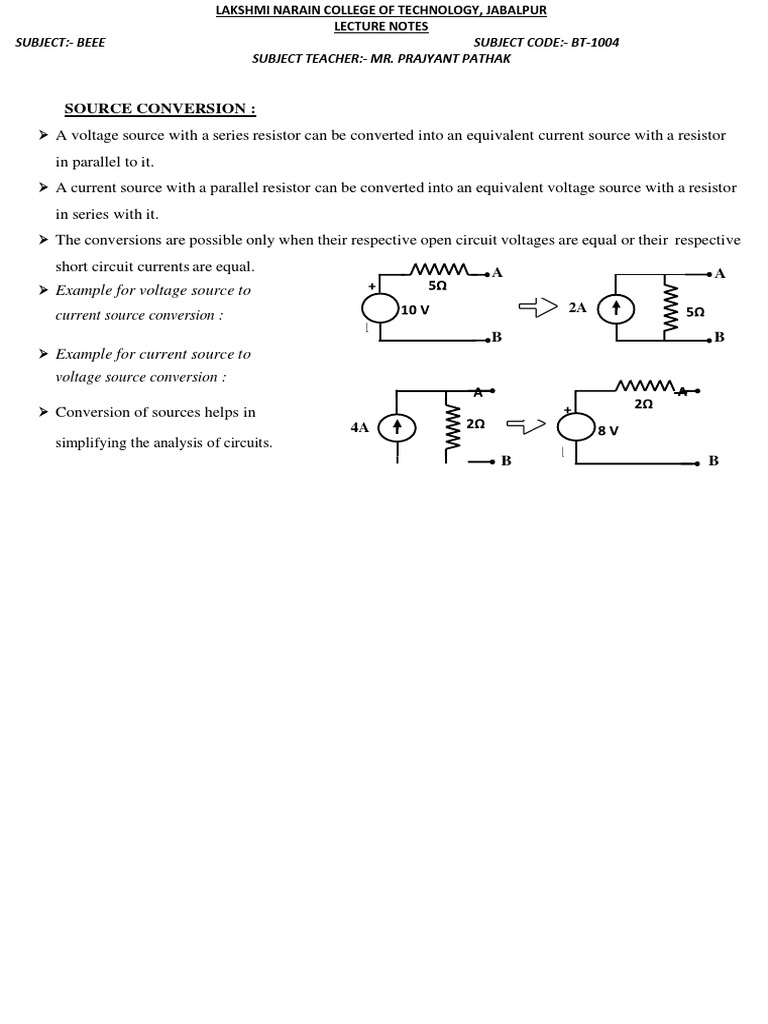Basic Electrical Engineering | PDF | Electrical Network | Voltage