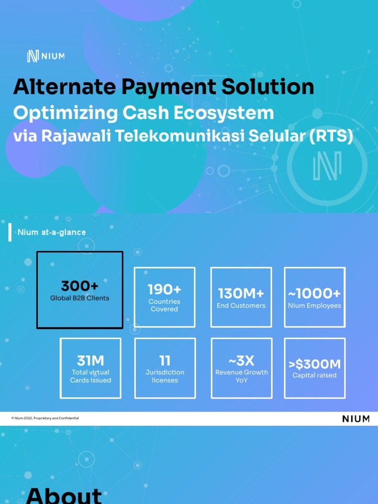 Nium - RTS | Download Free PDF | Proprietary Software | Cash