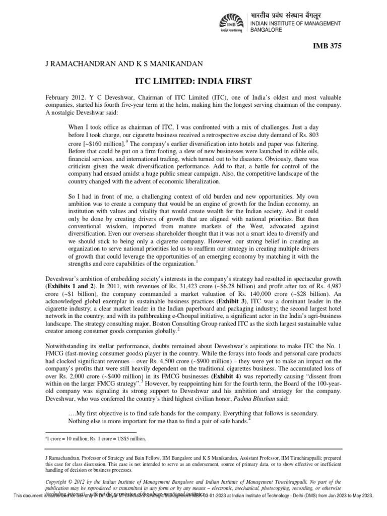 C12 (ITC LTD.) | PDF