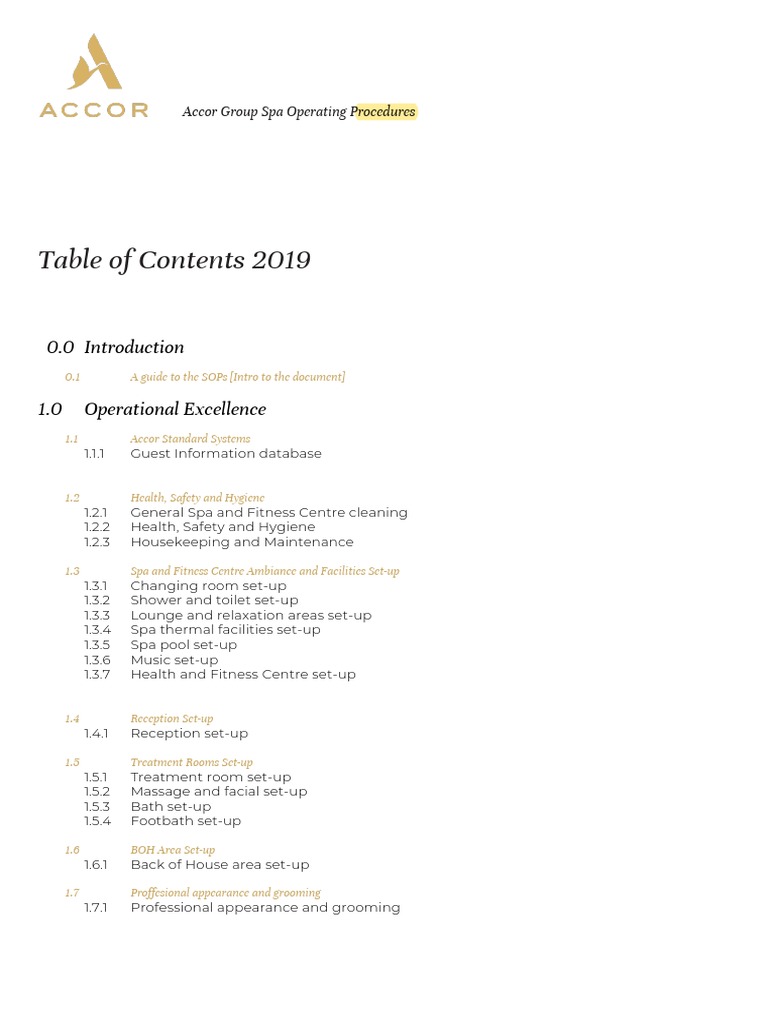 ACCOR Well-Being | Download Free PDF | Housekeeping | Hygiene