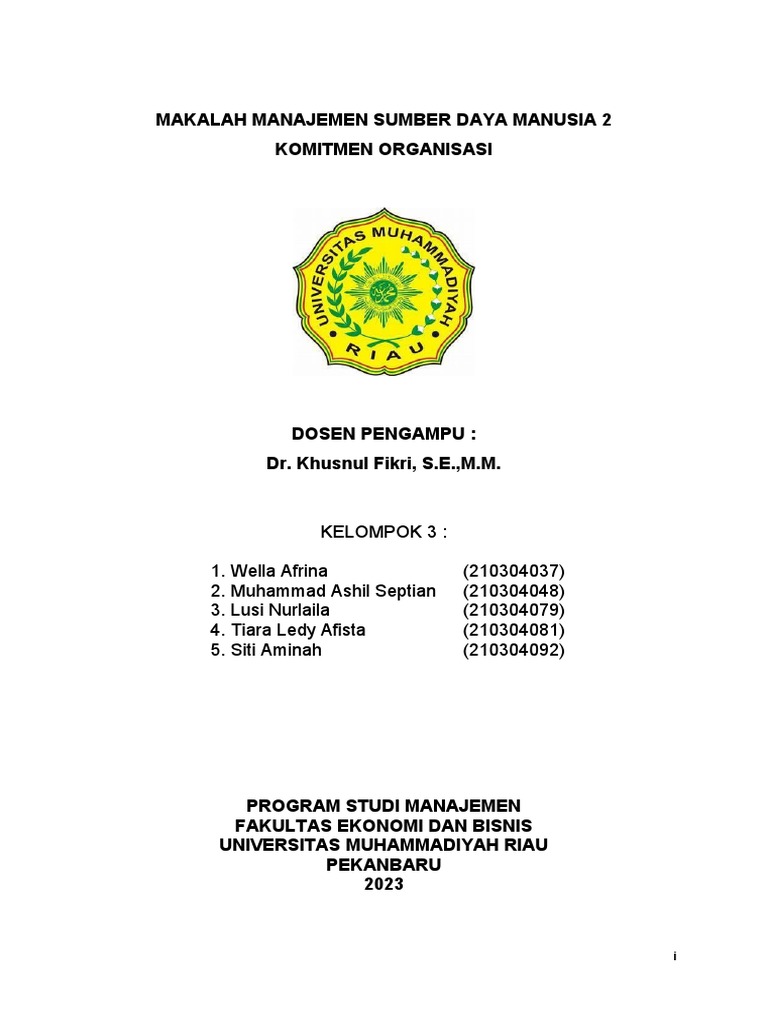Makalah MSDM 2 Kel 3 | PDF