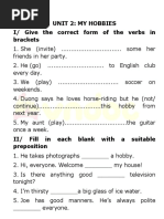 Live Beat 2 - Unit Test 02B | PDF | Sports | Swimming
