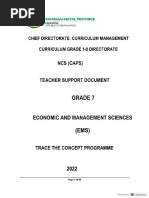 Grade 7 EMS Case Study - Term 1 - 2023 Memorandum | PDF
