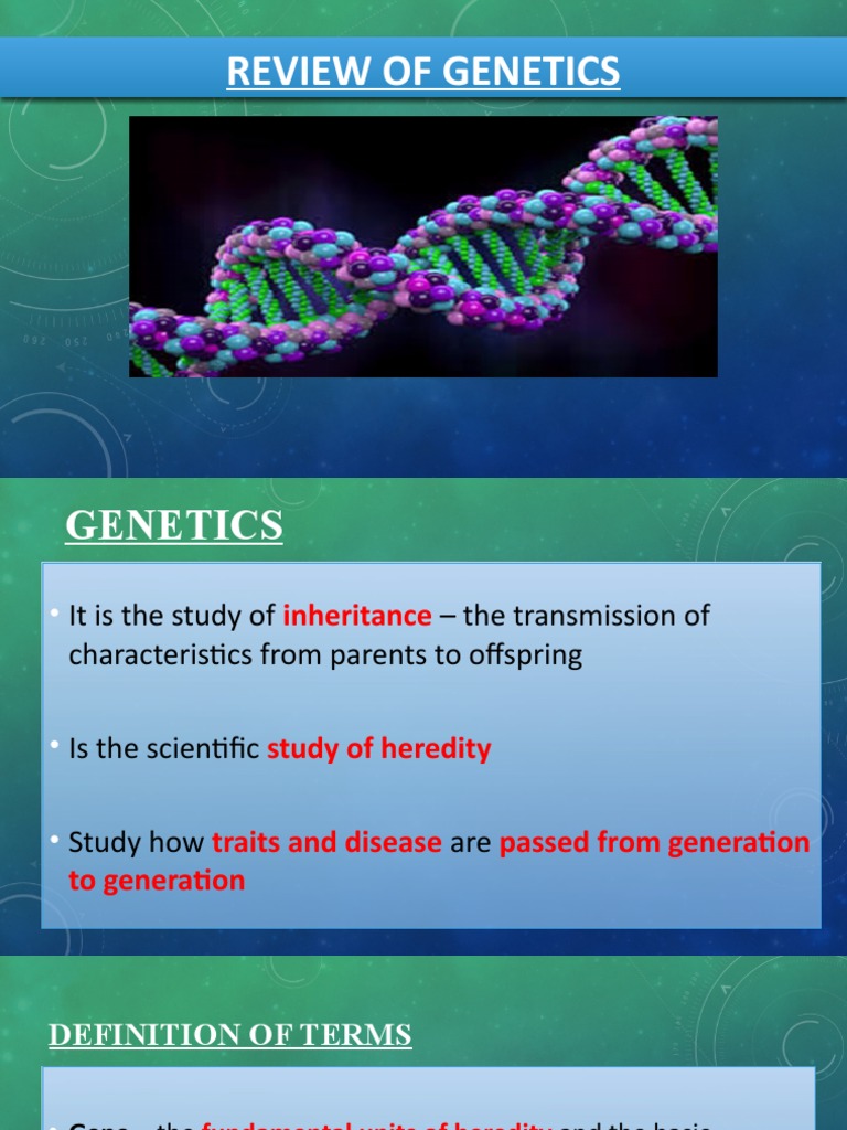 Imhm321 Week 2 Lecture - Review of Genetics Immunology in Blood Banking | PDF | Dominance ...