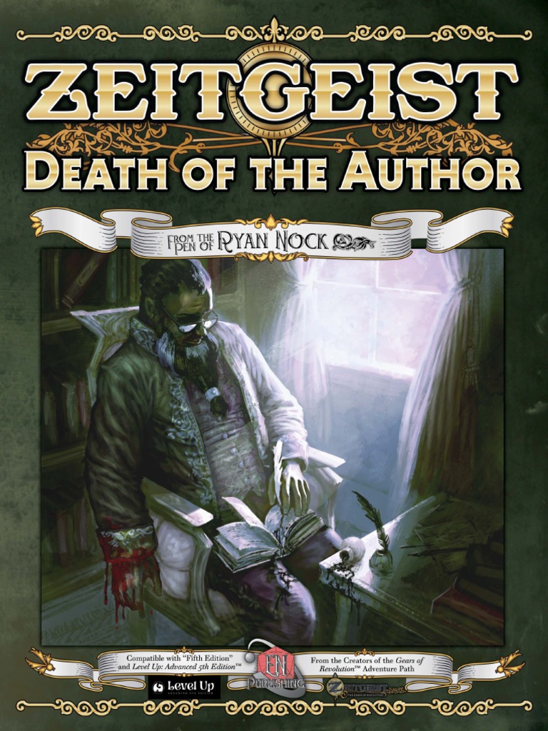 (EN Publishing) Zeitgeist Death of The Author | PDF