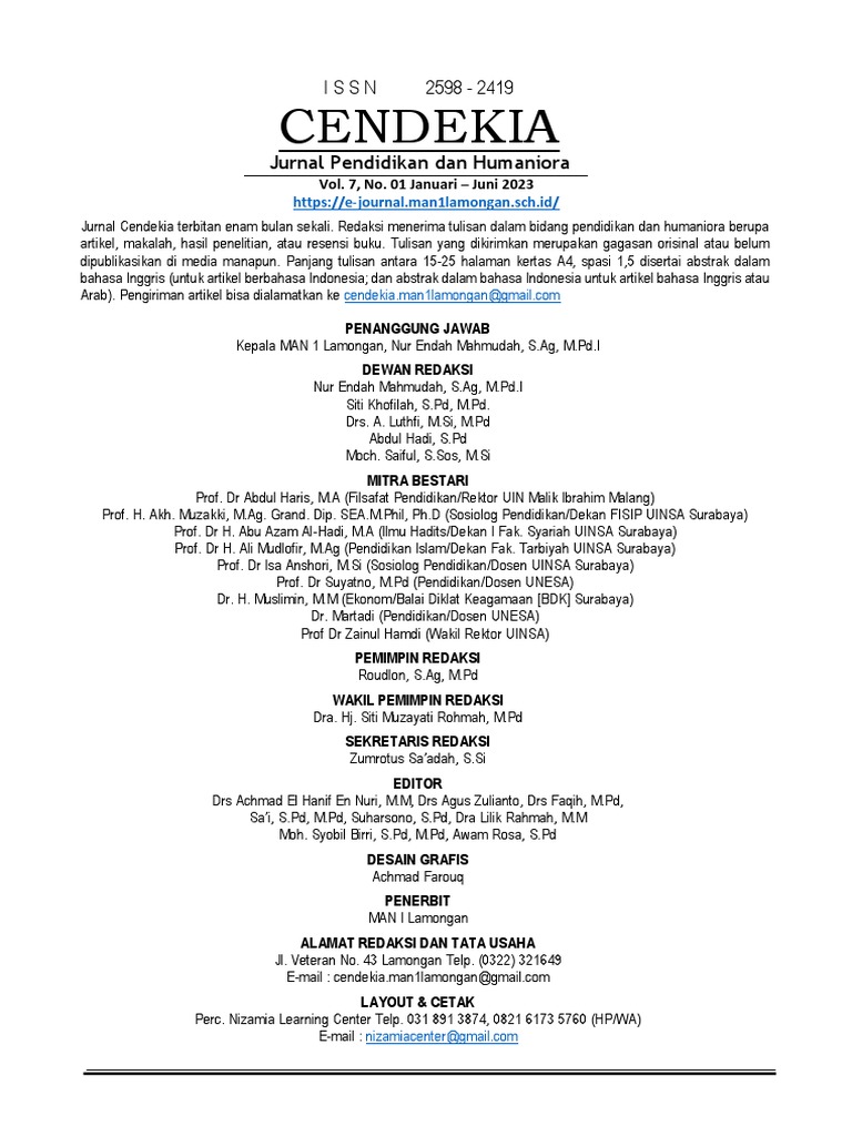 Jurnal Pendidikan dan Humaniora 2023 | PDF