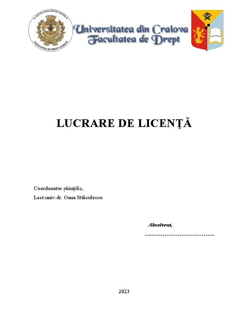 Model Format Lucrare de Licenta Inflatie | PDF