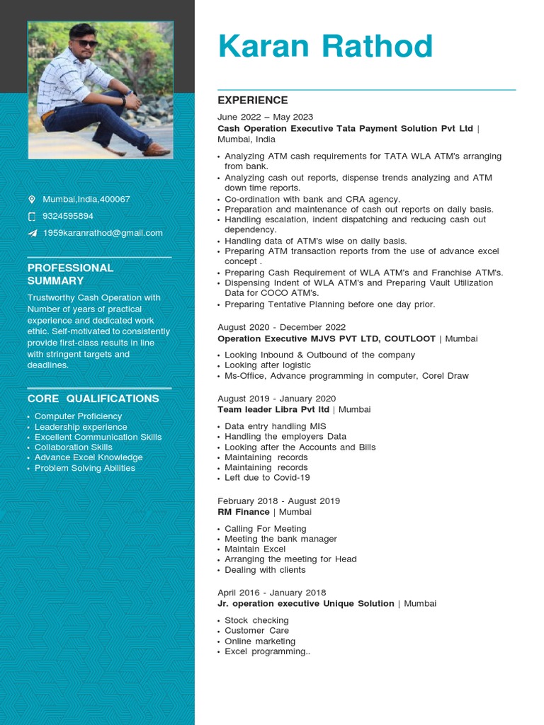 Karan Rathod CV | PDF