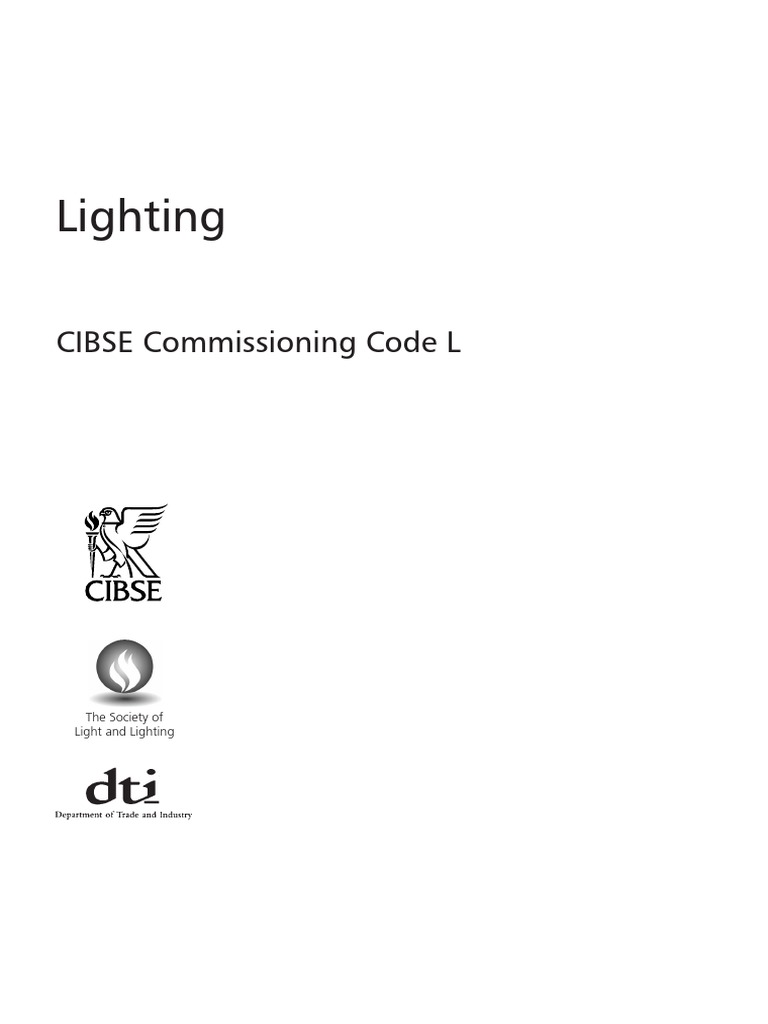 Lighting Commissioning Code L Guide | PDF | Lighting | Specification ...