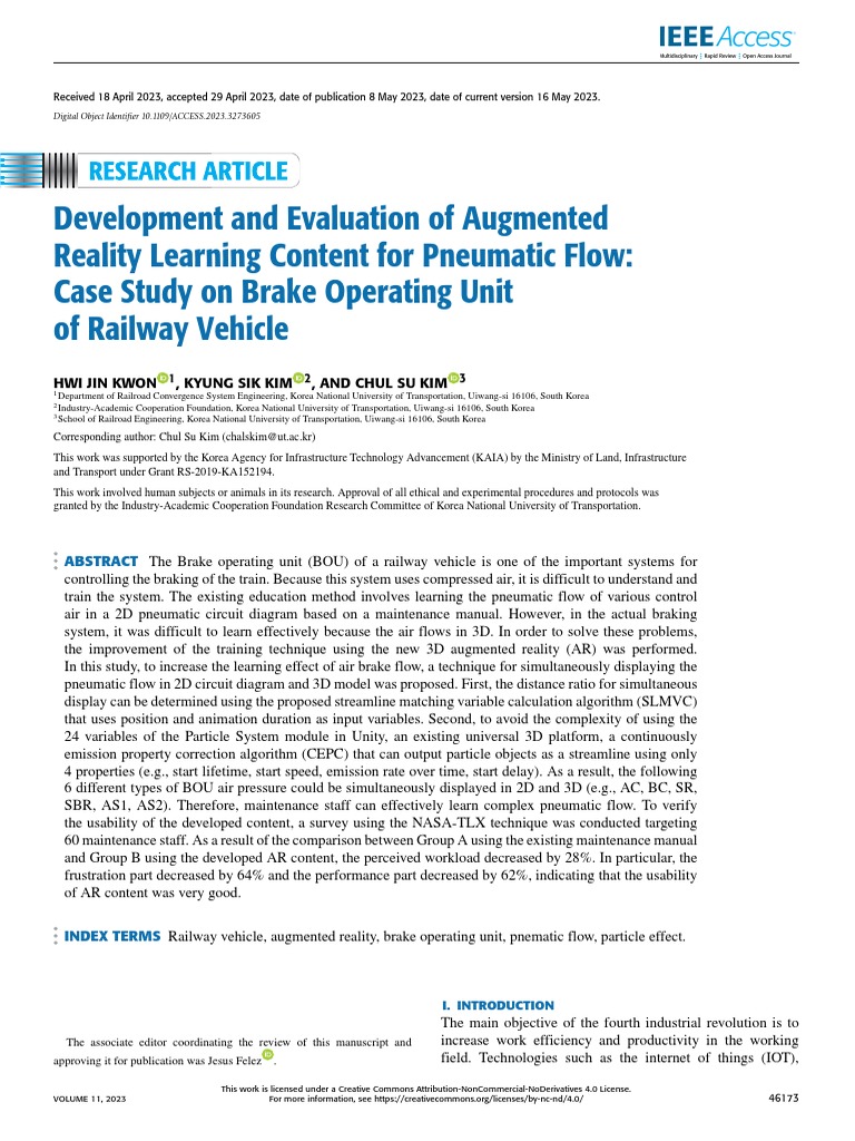 Development and Evaluation of Augmented Reality Learning Content For Pneumatic Flow Case Study ...