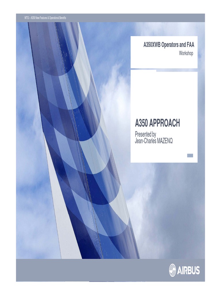 A350 Aproximaciones | PDF | Airbus | Aircraft
