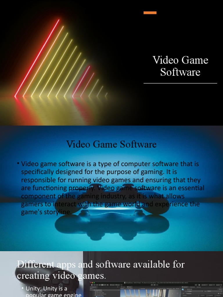 Video Game Software | PDF | Video Games | Unity (Game Engine)