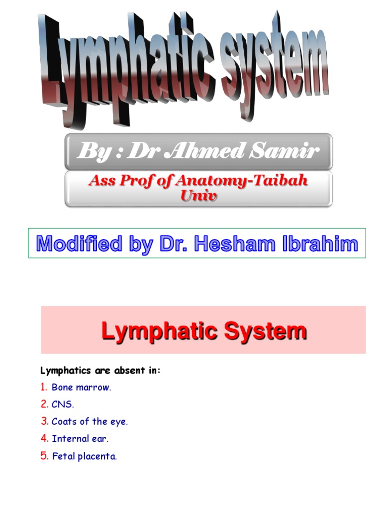 Overview of the Lymphatic System | PDF
