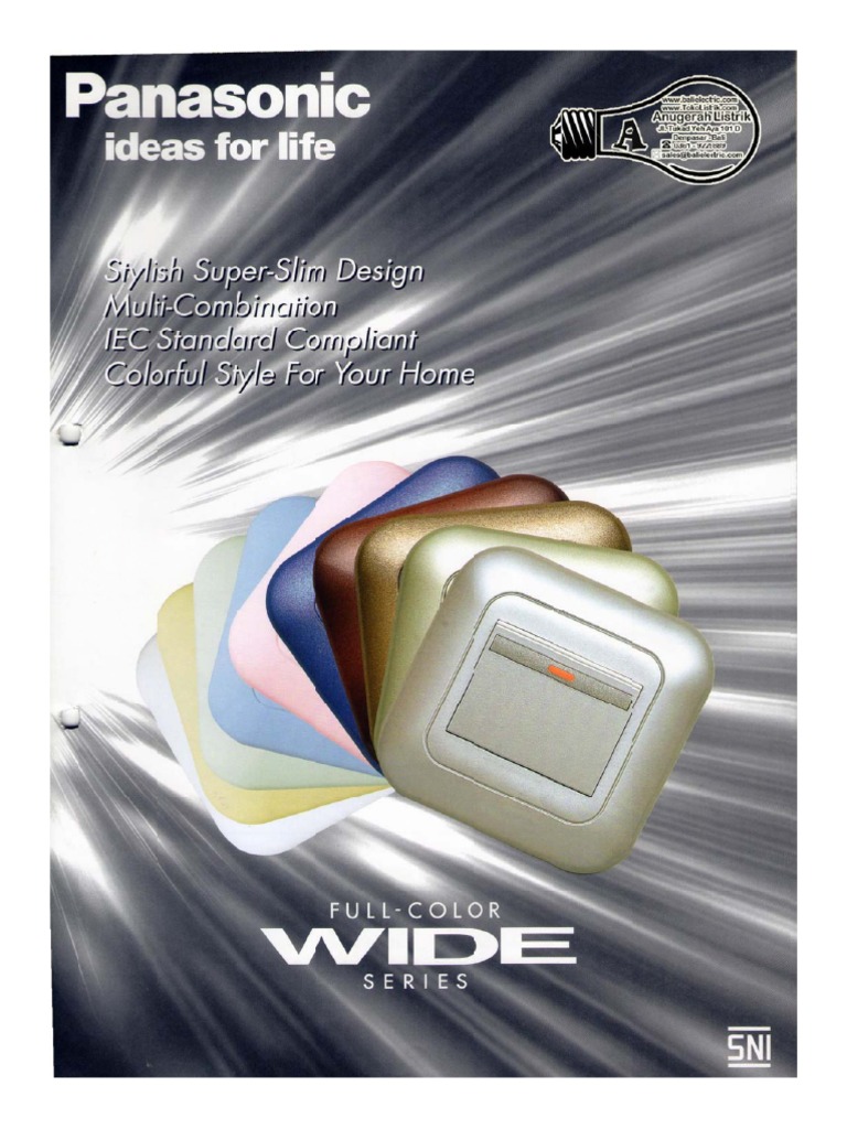 Panasonic wide series type C | PDF