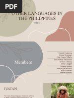 Ivatan Language | PDF | Linguistics | Human Communication