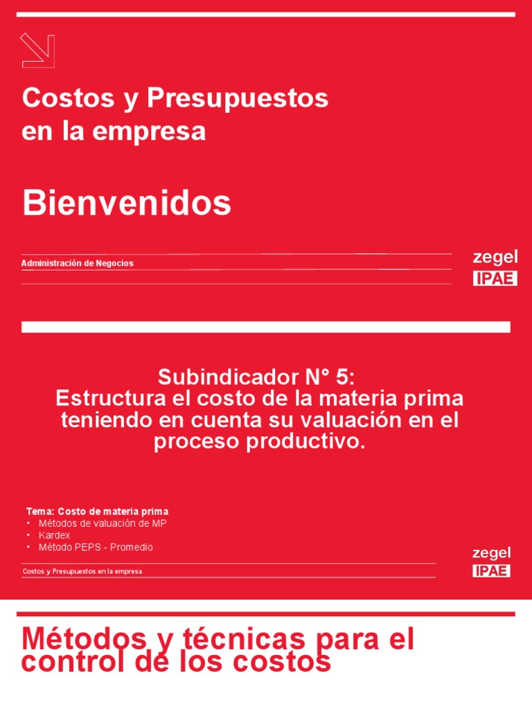 IL2-TEMA5.MP.valuación de Inventario | PDF | Presupuesto | Valoración (Finanzas)