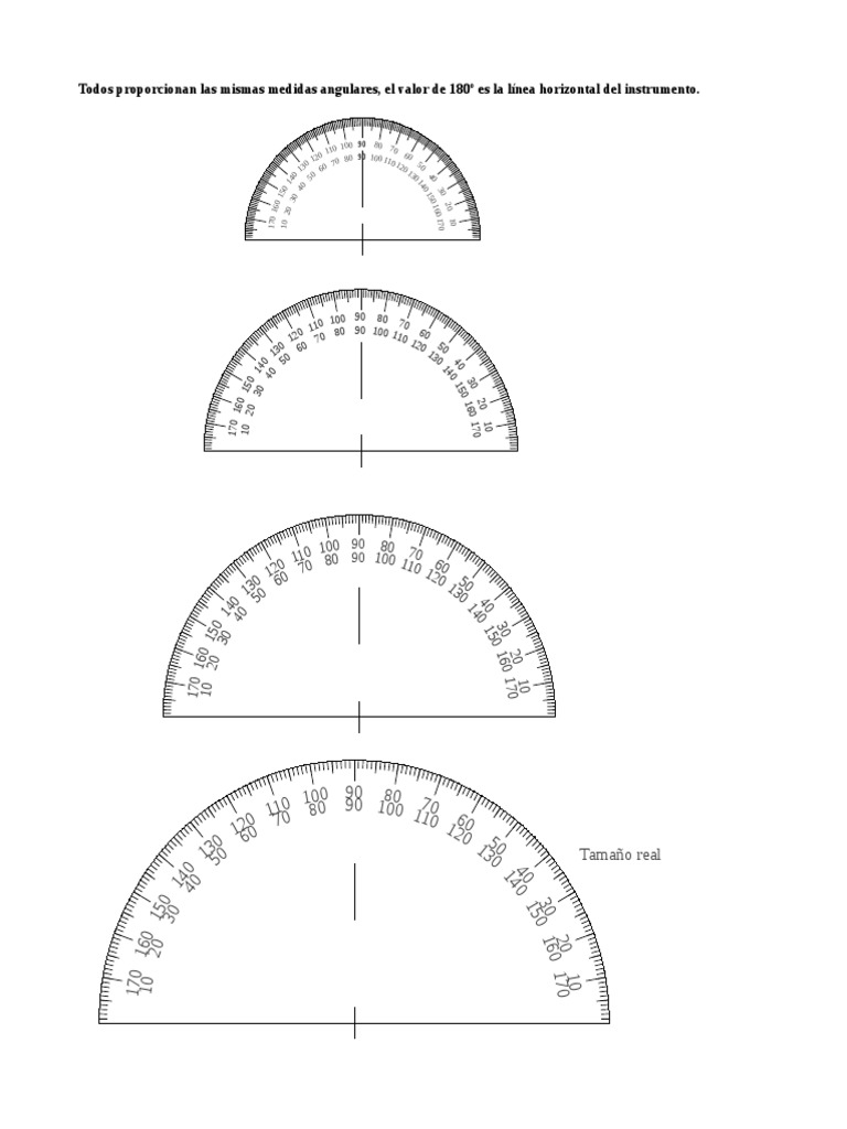 Transportador para Imprimir | PDF