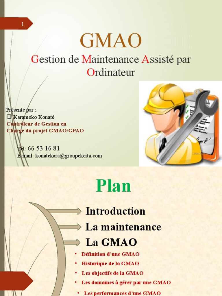 Formation GMAO - Jour 1 | PDF