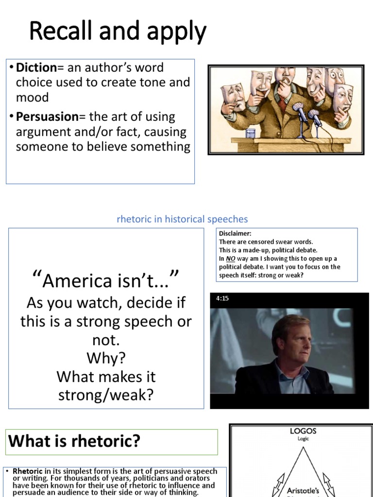 Rhetoric Notes | PDF