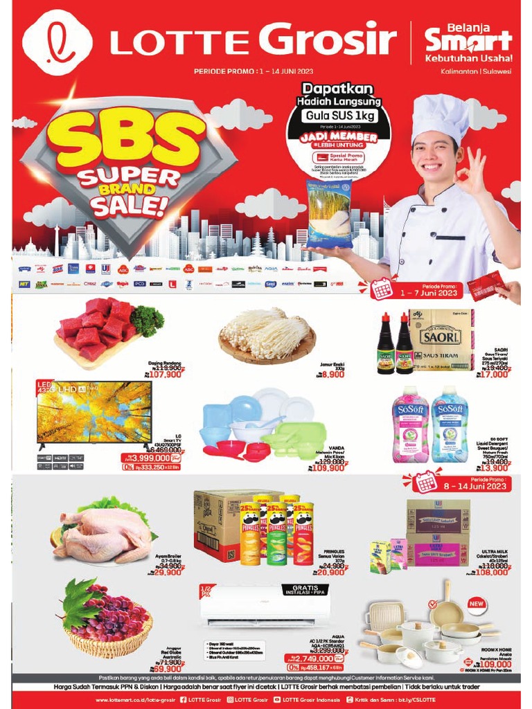 Promo SBS 1-14 Juni 2023 Kalimantan - Sulawesi | PDF