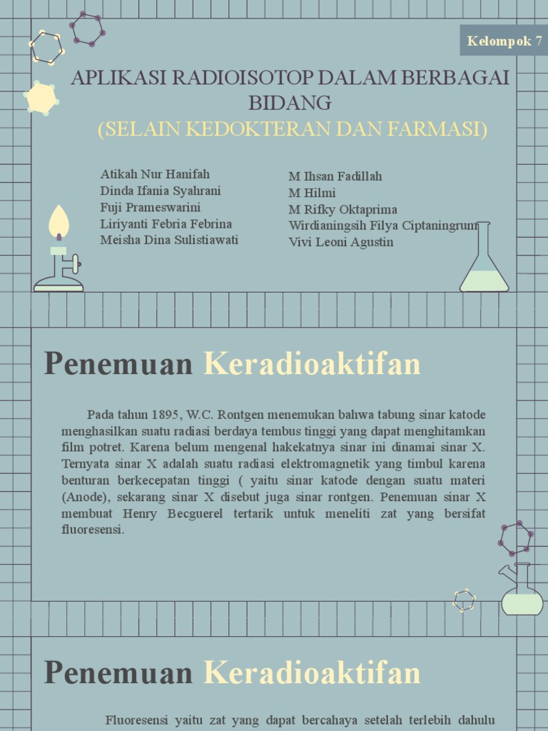 Radiokimia Kel 7 | PDF