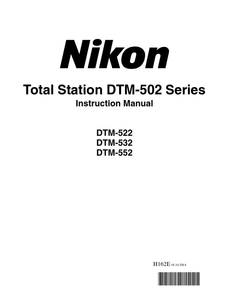 DTM 502 Instruction Manual English | PDF | Battery Charger | Tripod ...