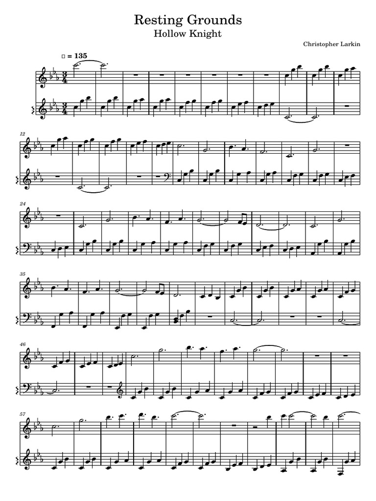 Hollow Knight Resting Grounds | PDF