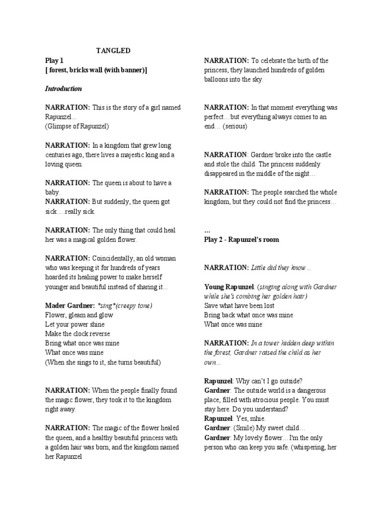 Fractured Fairytale - STEM12B | PDF | Rapunzel