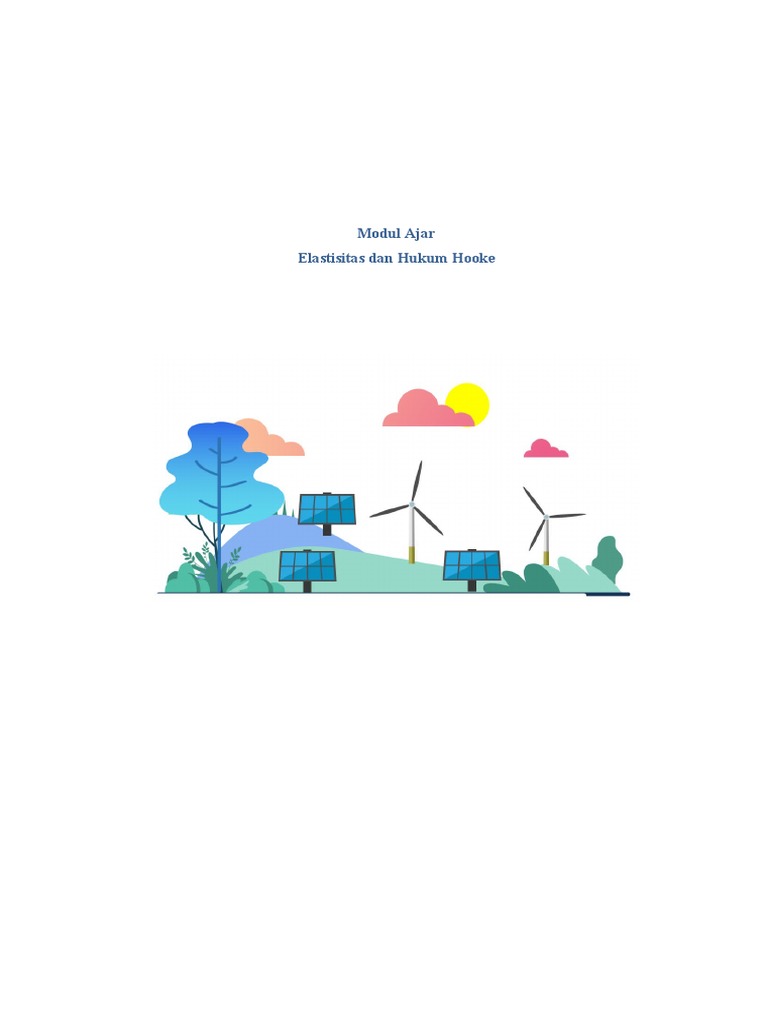 Modul Ajar Elastisitas Dan Hukum Hooke | PDF