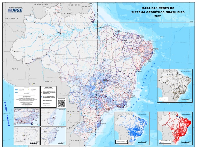 Mapa Redes Geodesicas 2021 | PDF