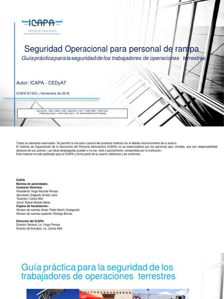 ICAPA 003 Seguridad en Rampa NOV2018 | PDF