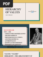Max Scheler's Value Hierarchy Explained | PDF | Value (Ethics) | Pleasure