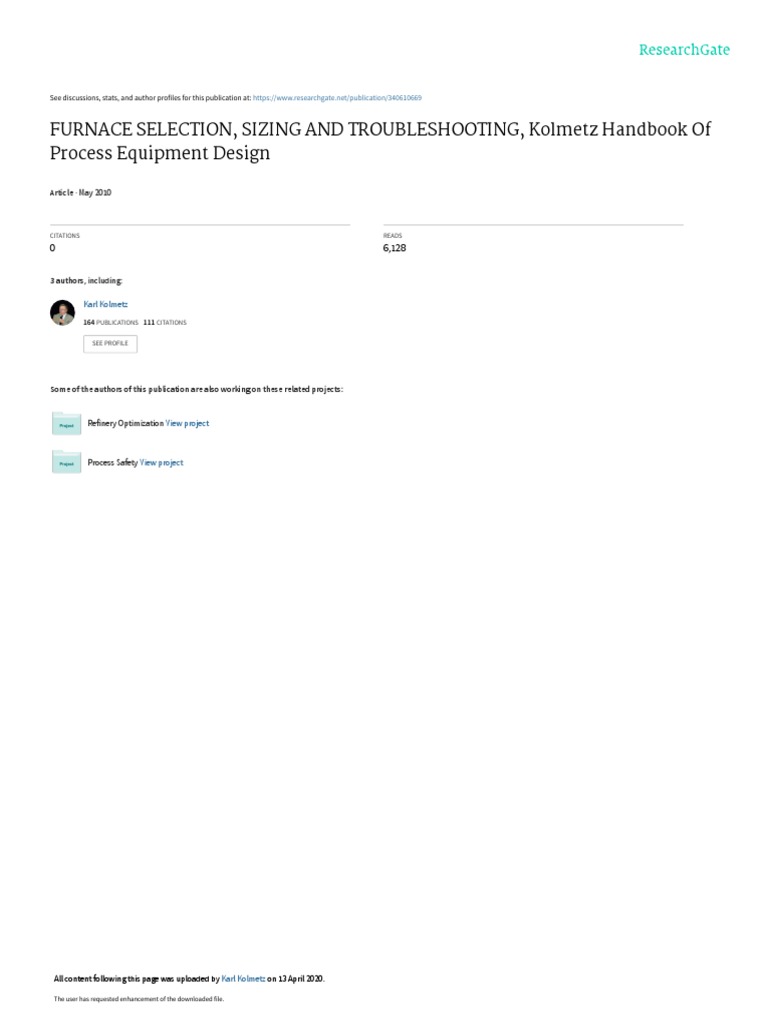 ENGINEERING DESIGN GUIDELINES Furnace Rev2.2web | PDF | Physical ...