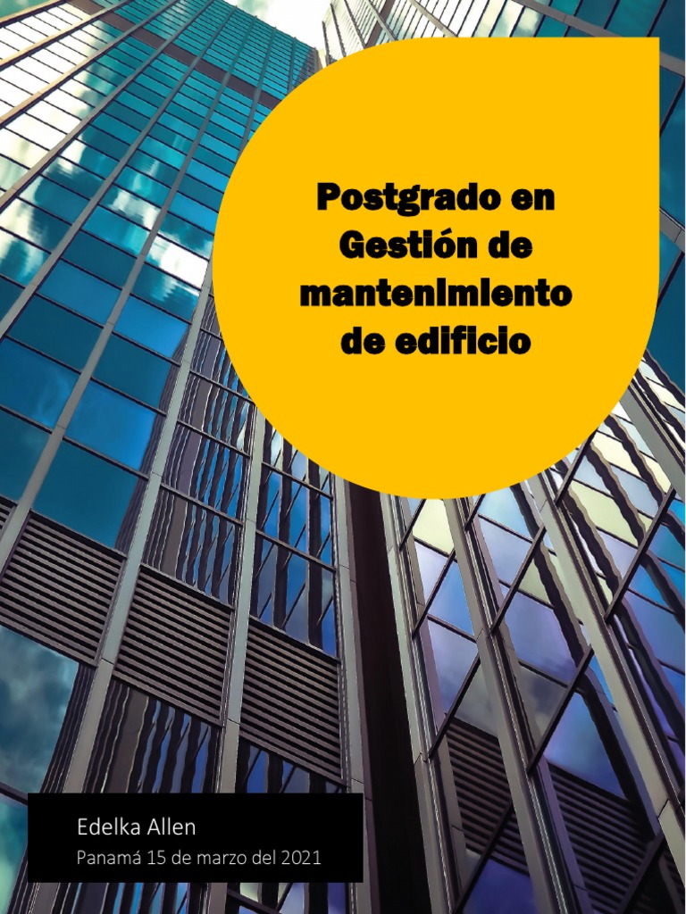 Mantenimiento de Edificio | PDF | Planificación | Calidad (comercial)