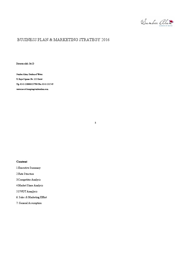 Business Plan - Ksa - Sbntang - 2016-2 | PDF