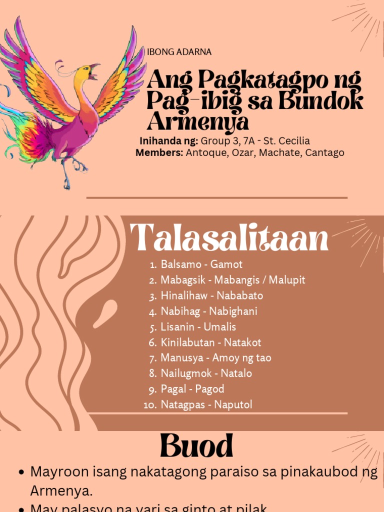 Ang Pagkatagpo NG Pag-Ibig Sa Bundok Armenya | PDF