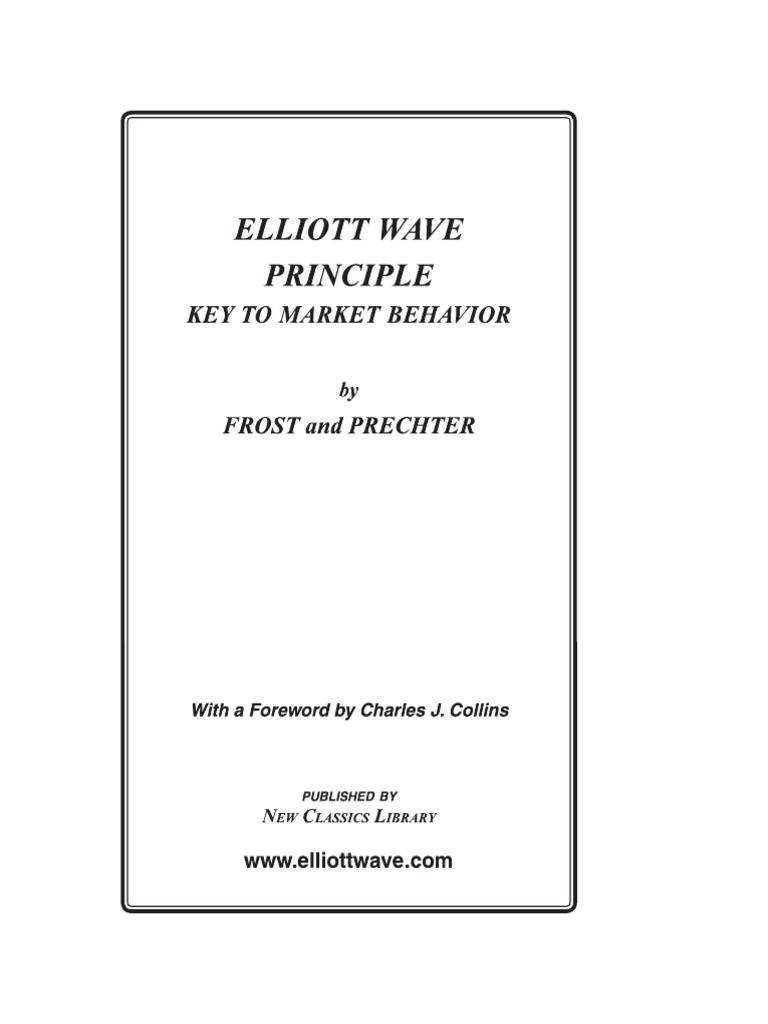 A.J. Frost, Robert R. Prechter Elliott Wave (ENGLISH) | PDF
