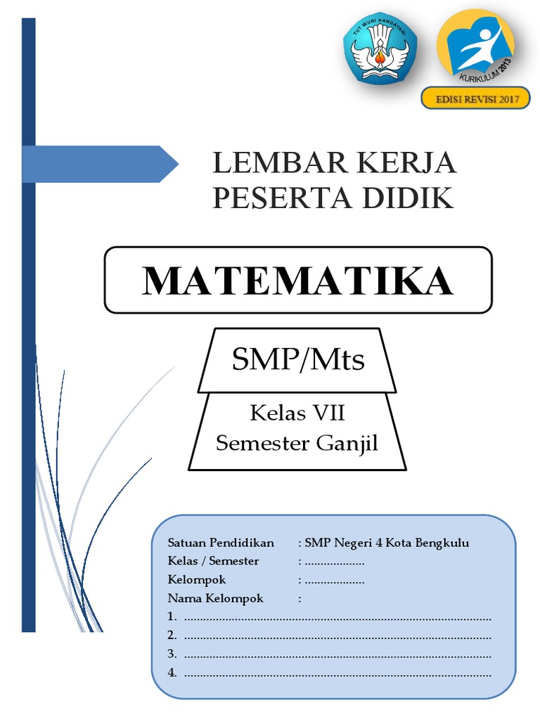 LKPD PLSV SMP Kelas VII | PDF
