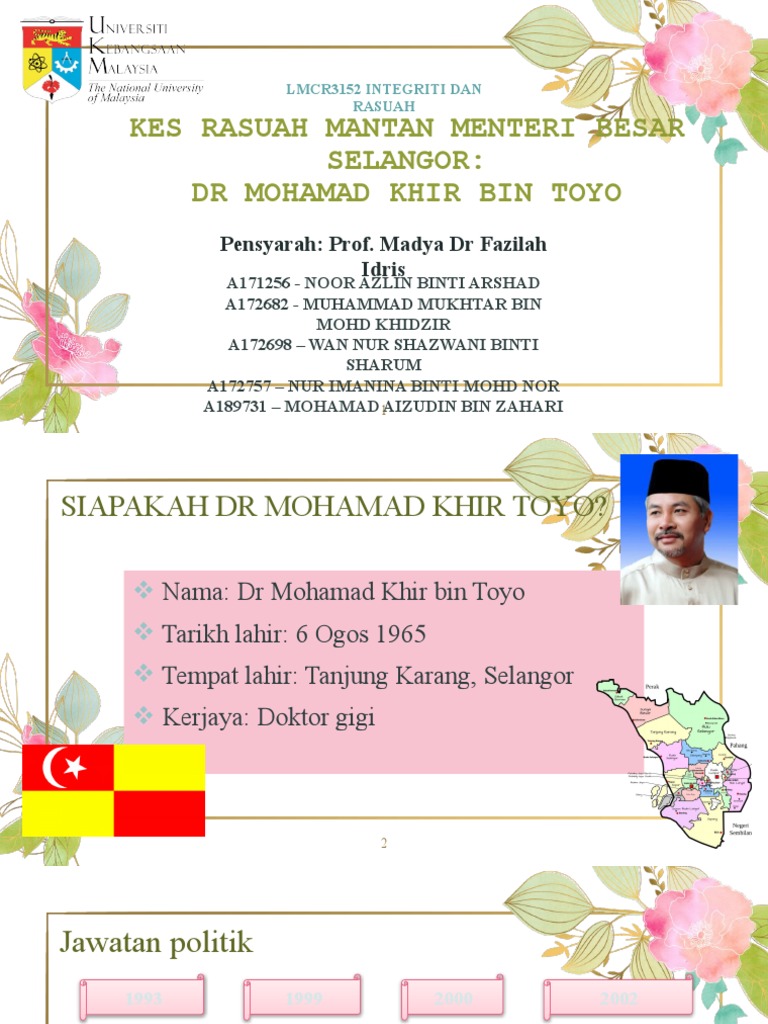Kes Rasuah DR Khir Toyo | PDF