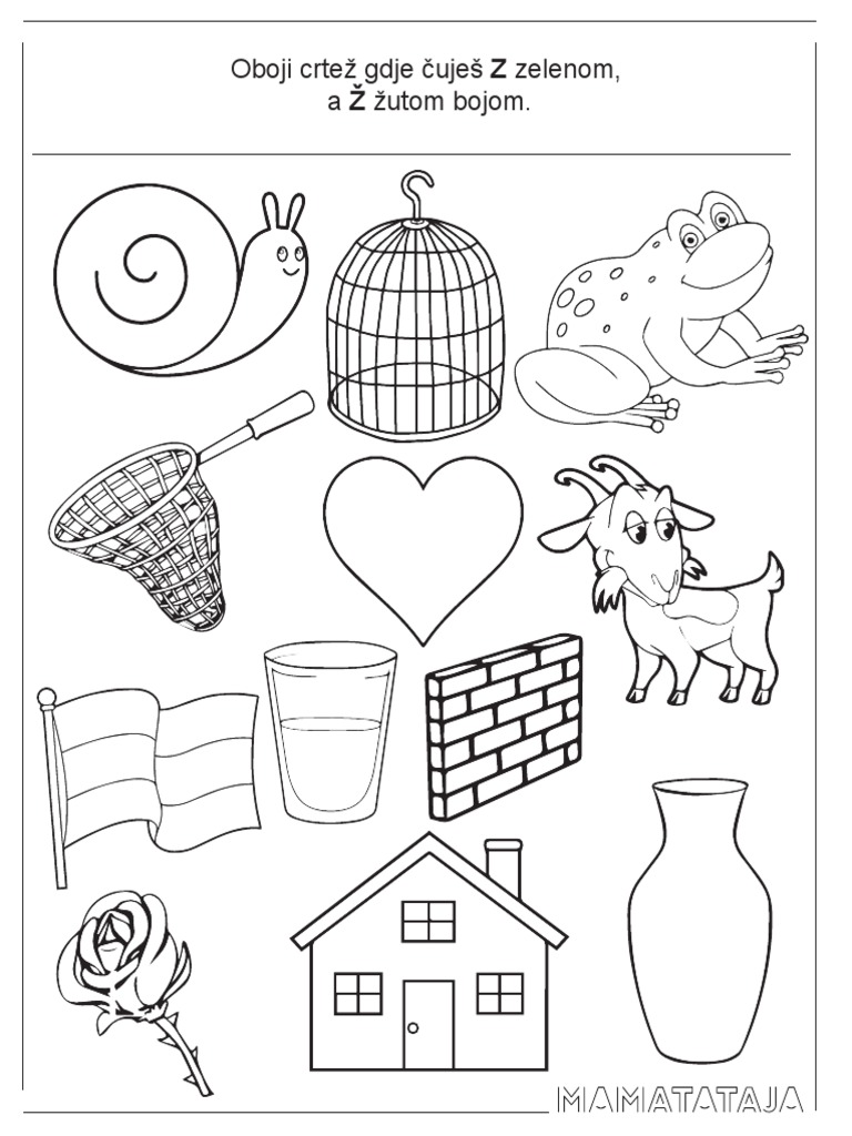 Razlikovanje Fonema Z I Ž | PDF