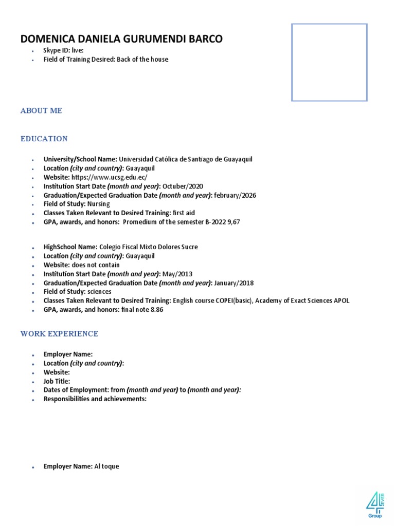 CV Template 2024 | PDF