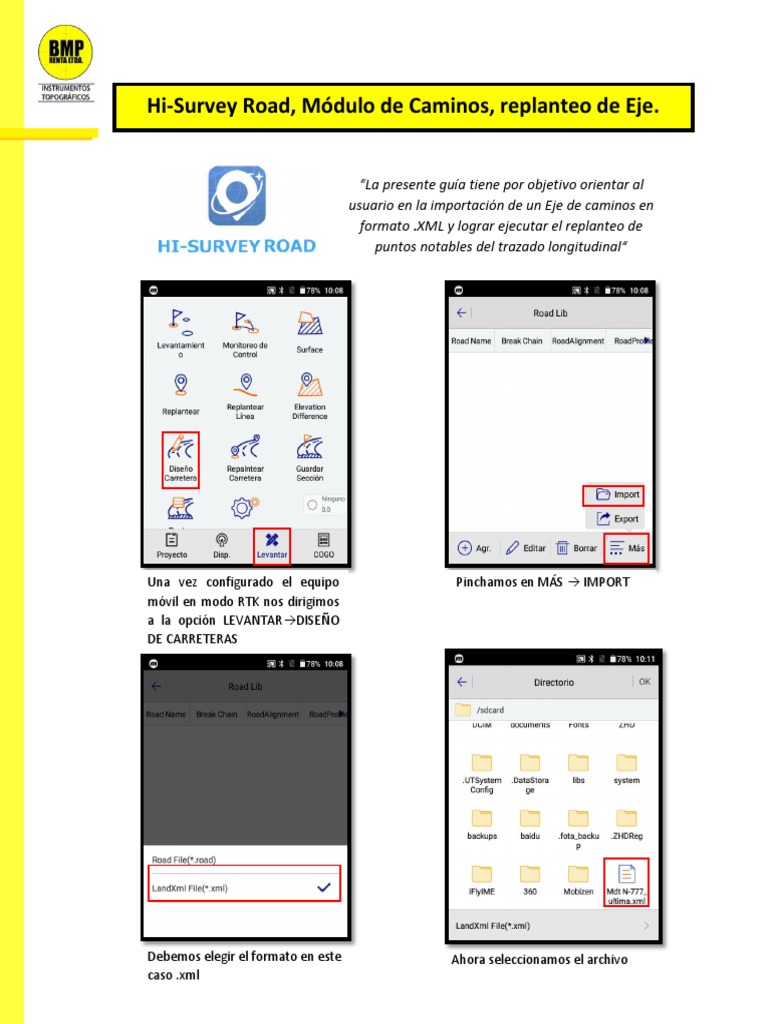 Hi Target GNSS V90Plus Carretera Eje | PDF