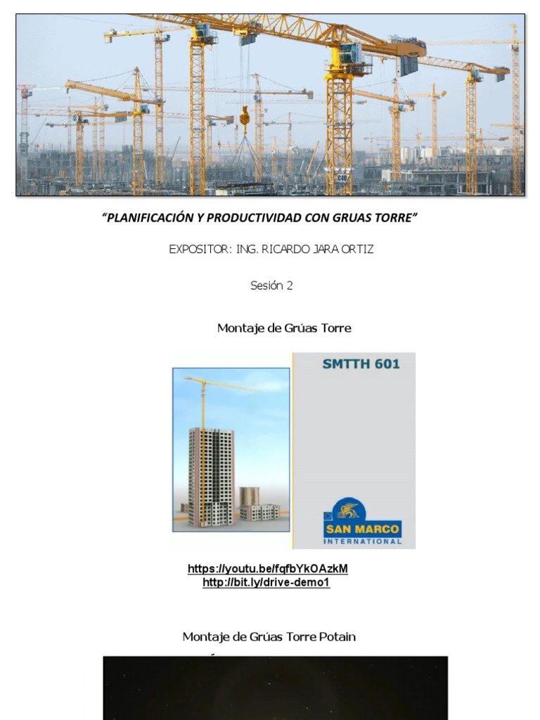 Gruas Torre Sesion 02 | PDF