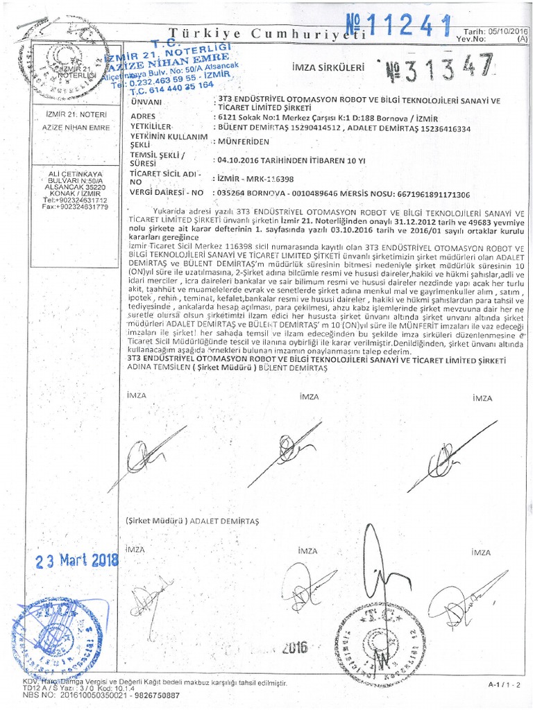 3t3 Imza Sirküleri | PDF