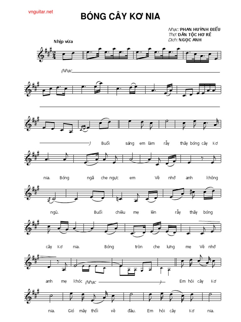 Bong Cay Ko Nia | PDF