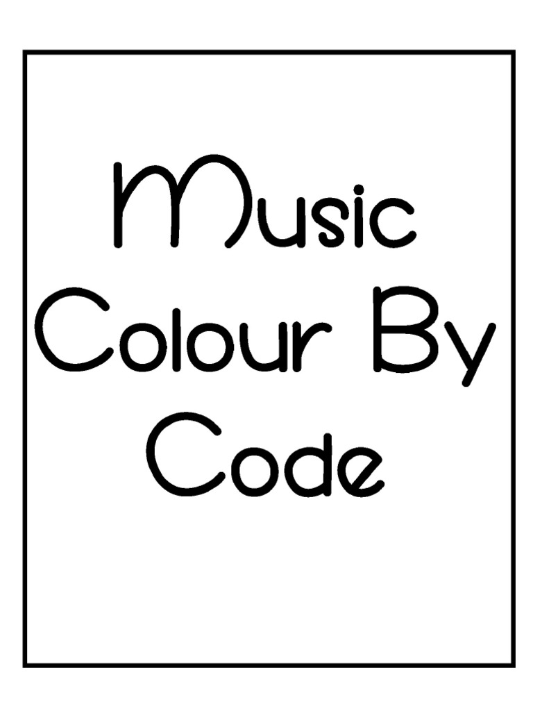 Music Colour by Code A | PDF