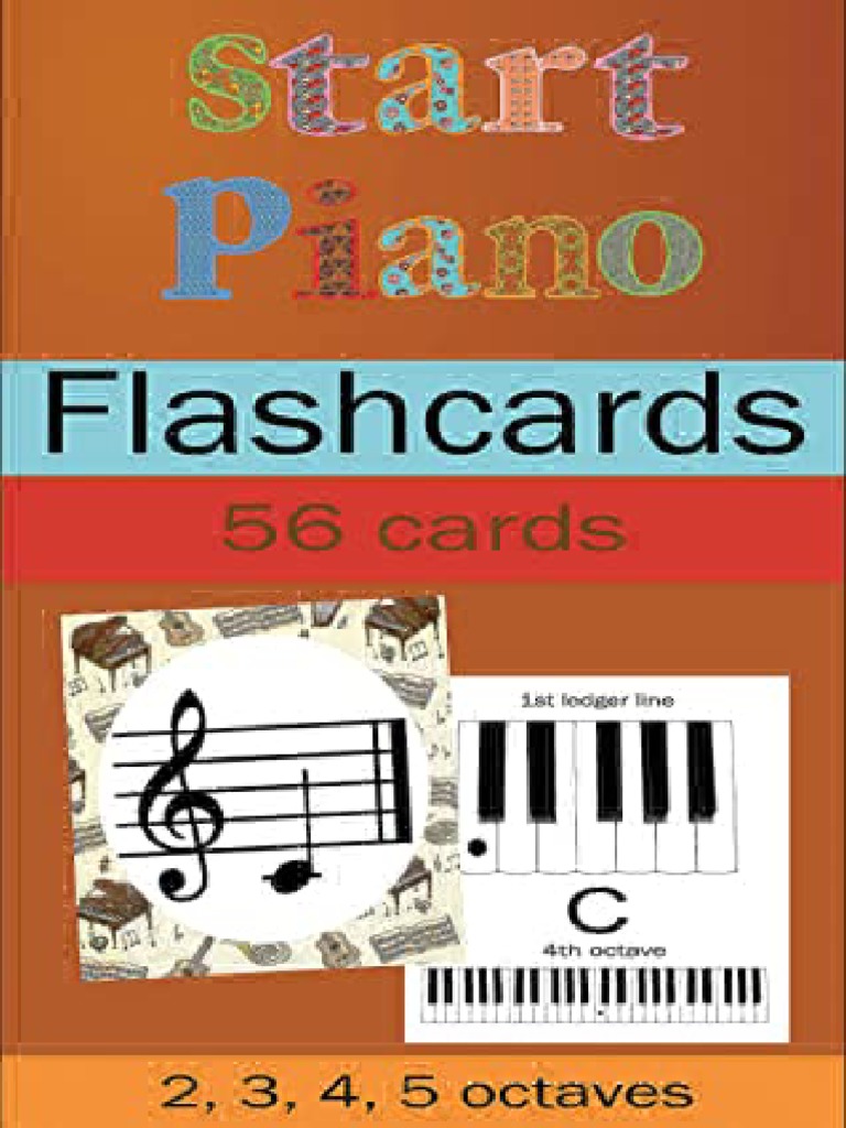 Learn Music Notes Flashcards Start Piano (Jane P. (P., Jane) ) (Z ...