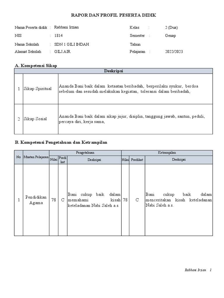 K13 Raport | PDF