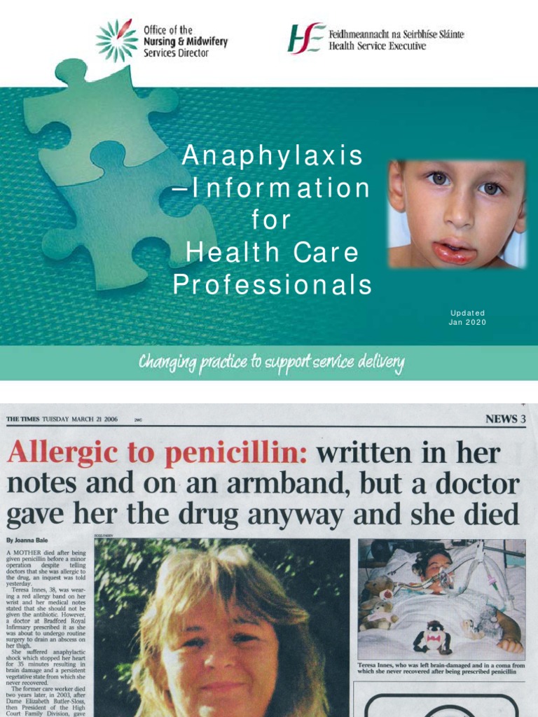 Anaphylaxis | PDF