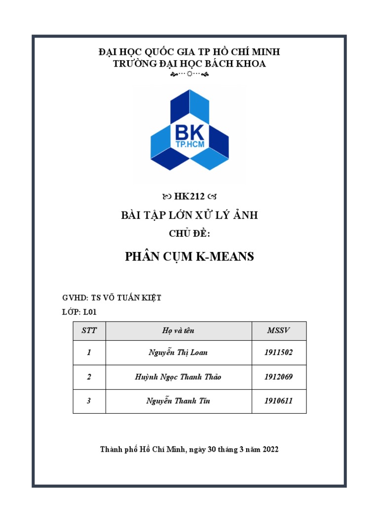 Phân C M Kmeans | PDF